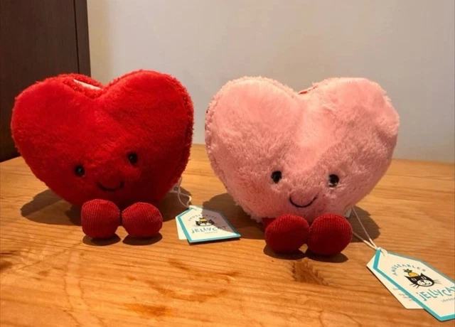 FOR YOUR VALENTINE: Jellycat Heart Macaron Plush Arlette/Colette,with ...