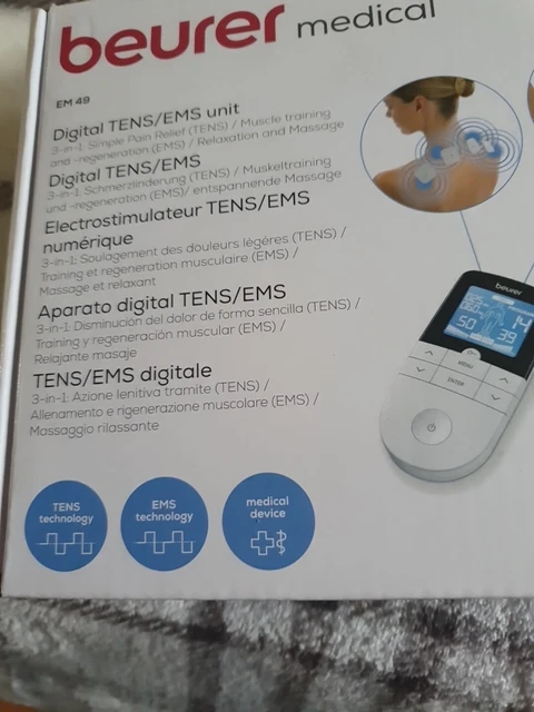 BEURER EM49 PAINFREE Digital TENS and EMS Machine £37.08 - PicClick UK