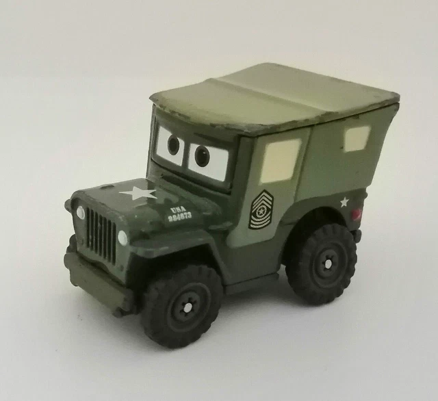 DISNEY PIXAR CARS Sergeant Willys Army Jeep +/- 4.5cm EUR 4,80 ...