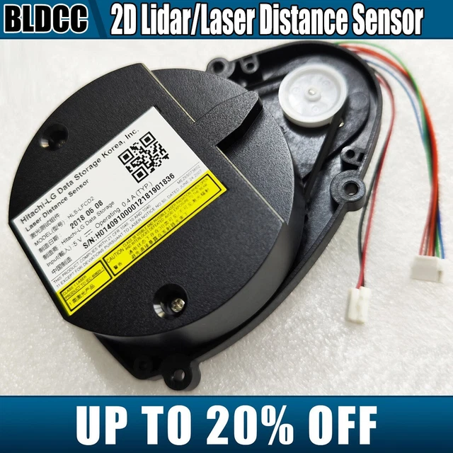 360° 2D LIDAR Laser Radar Scanner Lidar Sensor Distance Detection Kits ...