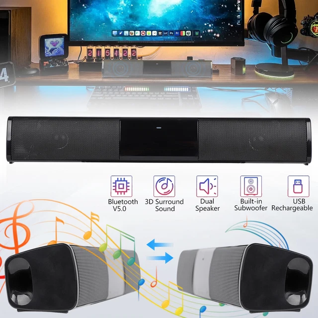 3D SURROUND SOUND Bar Bluetooth Soundbar System Wireless Theater ...