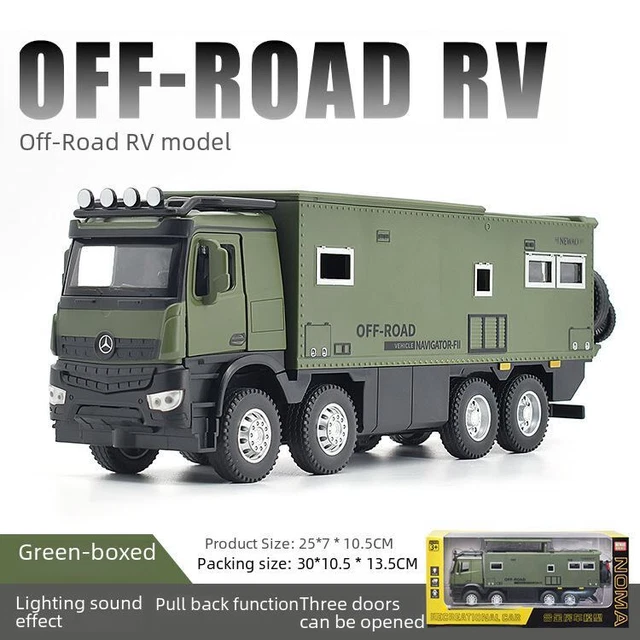 /32 SCALE ALLOY off-road rv model huili acousto-optic toy truck ...