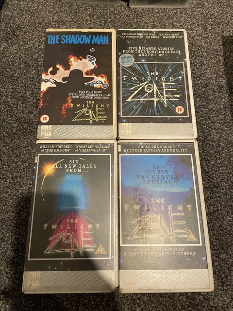4 X TWILIGHT zone VHS tapes Rare 1986 Wes Craven Special £99.99 ...