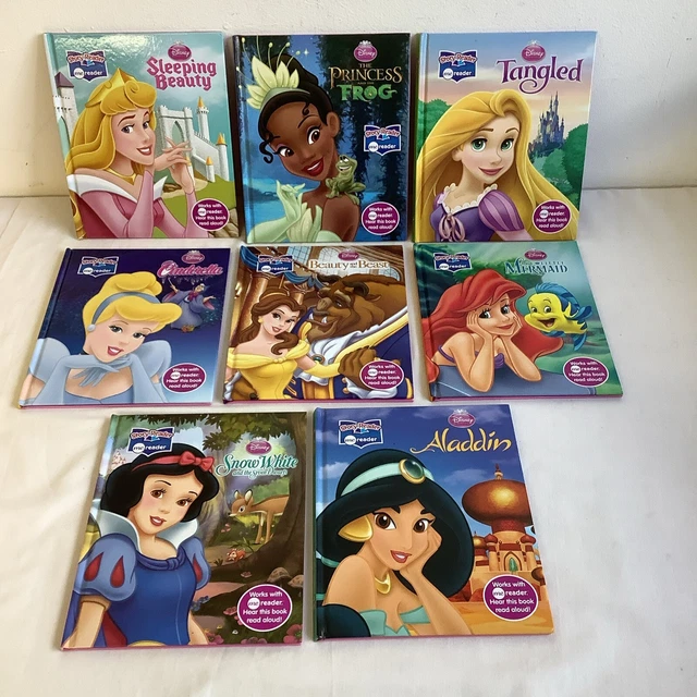 8X DISNEY PRINCESSES Story Reader Me Reader Hard Back Book Bundle Job ...