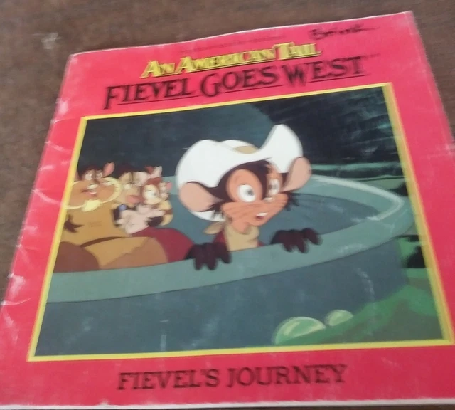 AN AMERICAN TAIL Fievel Goes West Book Fievel's Journey Tape set book ...
