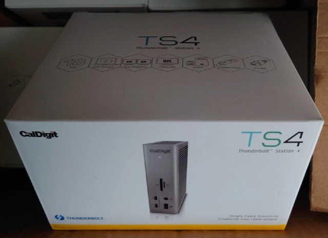 DOCKING STATION CALDIGIT TS4 Thunderbolt 4, 18 porte, ricarica 98 W ...