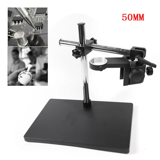 UNIVERSAL HEAVY BOOM Stereo Metal Table Stand Microscope Holder Large ...