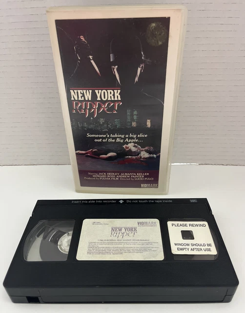 NEW YORK RIPPER VHS Giallo Vidmark exploitation sleaze Lucio Fulci VERY RARE $47.90 - PicClick CA