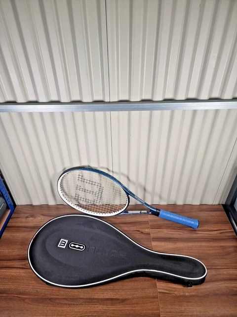 WILSON NCODE W6 Blue Steel Tennis Racquet - 97 SQ.IN - 10 OZ - 4 1/8 ...