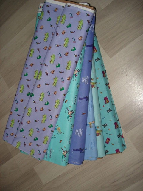 WILLY WONKA FABRIC Charlie Chocolate Factory Roald Dahl Quentin Blake ...