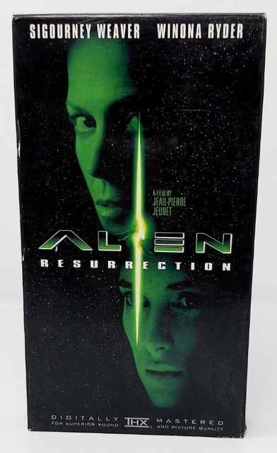 ALIEN RESURRECTION (VHS, 1998) Sci-Fi Action Sigourney Weaver Winona ...