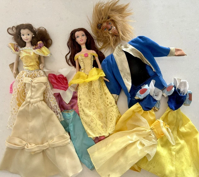 DISNEY PRINCESS MATTEL Belle Beauty & The Beast Plus Extras Added! EUR ...