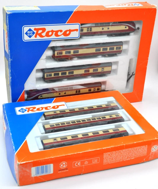 ROCO MODELLEISENBAHN NR. 43011 & 43014 H0 TEE Dieseltriebzug VT 11.5 in ...