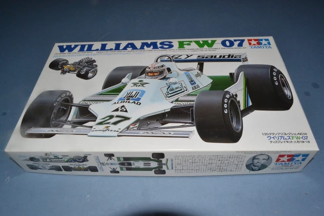 1/20 TAMIYA WILLIAMS FW-07 Formula 1 1970 Plastic Model kit £47.48 ...