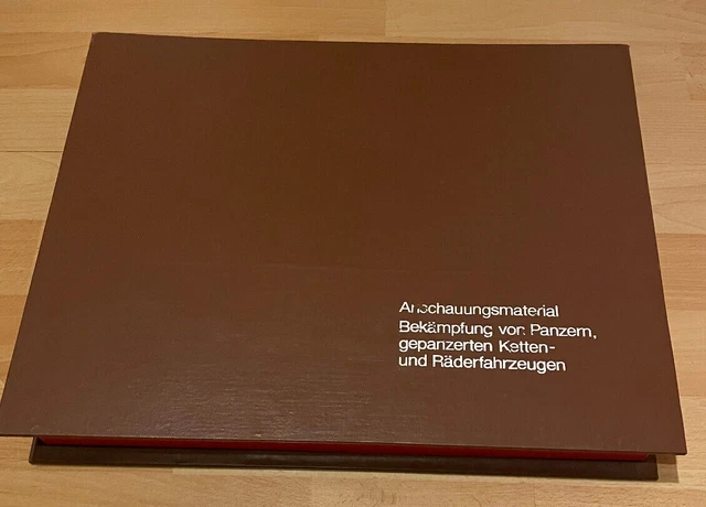 NVA MAPPE,,ANSCHAUUNGSMATERIAL BEKÄMPFUNG von Panzern und ...