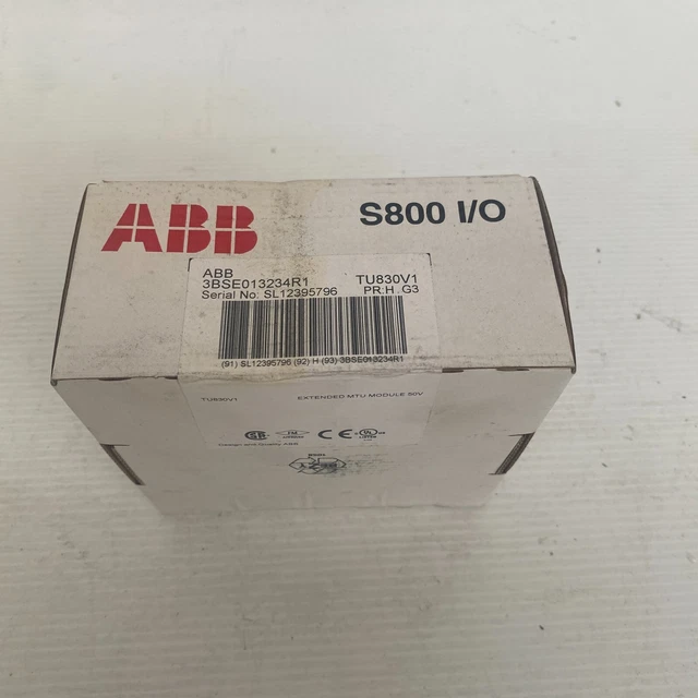 ABB S800 I/O Tu830V1 Pr:h G3 Extended Mtu Module 50V 3Bse013234R1 Dcs - New $260.00 - PicClick AU
