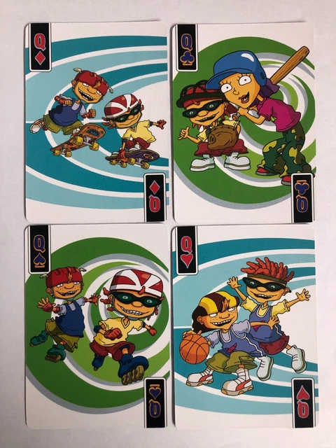 ROCKET POWER SKATE Surf Sports Adventure Fun Cartoon Swap Playing Card ...
