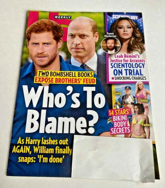US WEEKLY MAGAZINE 6 luglio 2020 HARRY & WILLIAM Leah Remini BIKINI ...