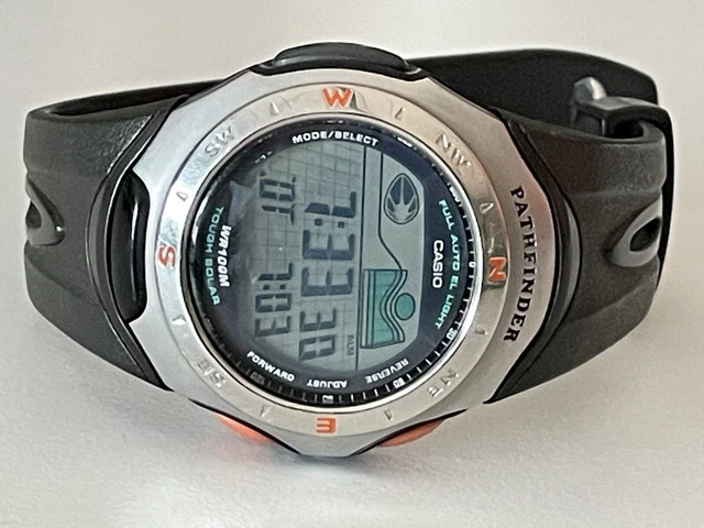 CASIO PATHFINDER SOLAR Moonphase & Tide Diver Eco-Drive Watch - 2531 ...