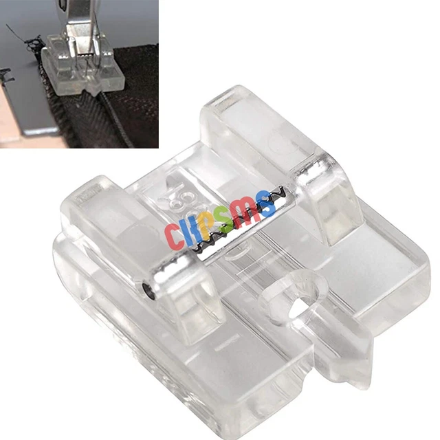 #820474-096 SNAP ON Clear Invisible Zipper foot FOR Pfaff Home sewing ...
