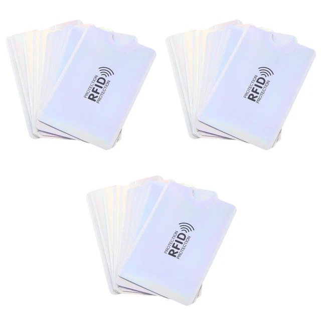 3 PIECES ANTI-RFID and Anti-scan Aluminum Foil Anti-degaussing Card ...