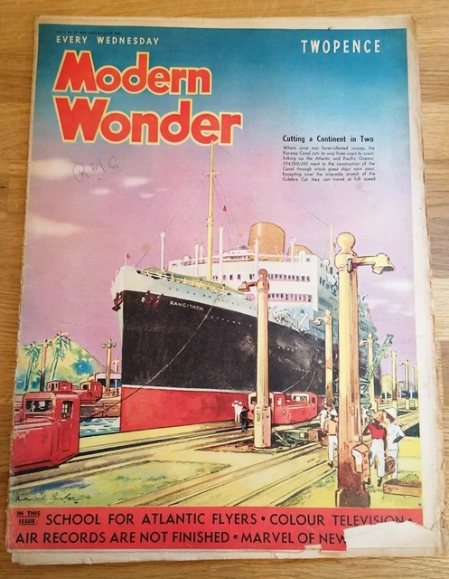 MAGAZINE - MODERN Wonder Illustrated Pictorial Paper Vol 2 No 37 Jan 29 ...