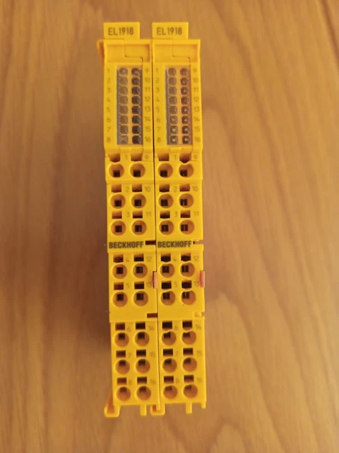 2 X BECKHOFF EL1918-0000 8-Channel Digital Input EtherCAT Terminal $680 ...