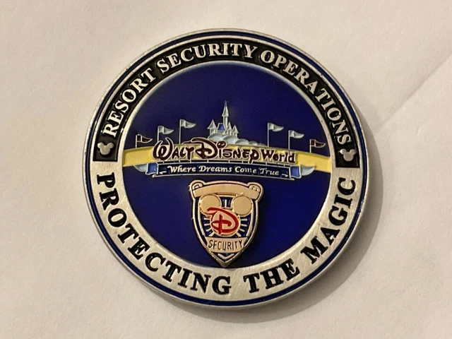 WALT DISNEY WORLD Resort Security Operations Division Challenge Coin ...