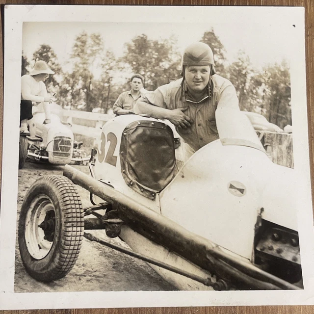 VINTAGE 1940S MIDGET Race Car Driver Photo $20.00 - PicClick
