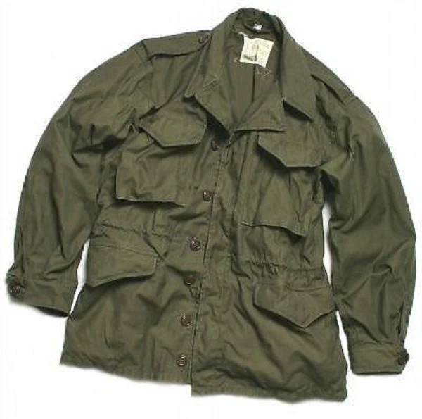 US ARMY M1943 Jacket Field Jacket M43 Repro WW II Military 48R Size 58 ...