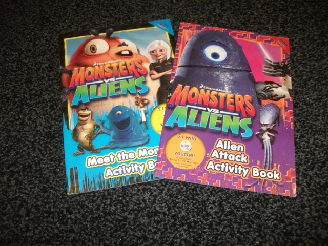 MONSTERS VS ALIENS-DREAMWORKS-MEET The Monsters & Alien Attack Activity ...