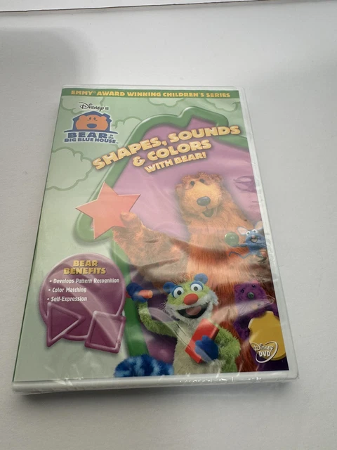 SHAPES, SOUNDS AND Colors (DVD) Disney's Bear In The Big Blue House £29 ...