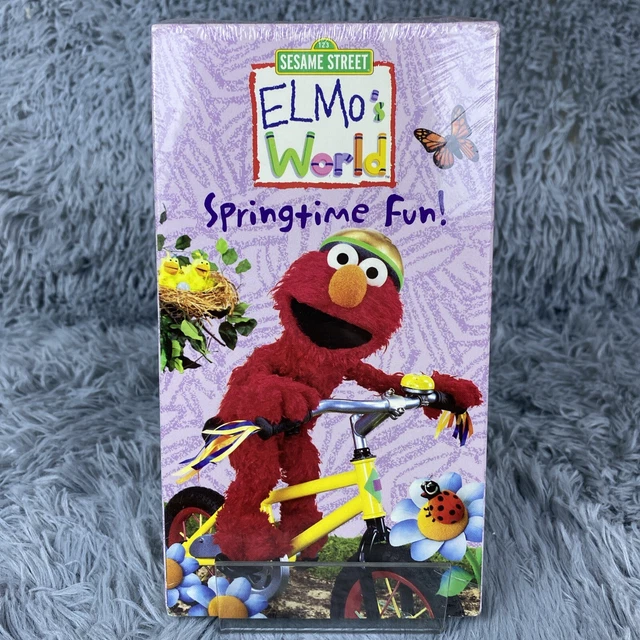 ELMOS WORLD SPRINGTIME Fun VHS 2002 Sesame Street Classic Cartoon Movie ...