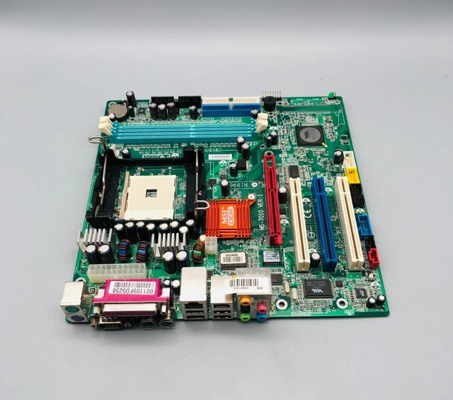 MSI MS-7010 VER:1 DDR1 mATX Sockel 754 Mainboard Motherboard #260 EUR ...