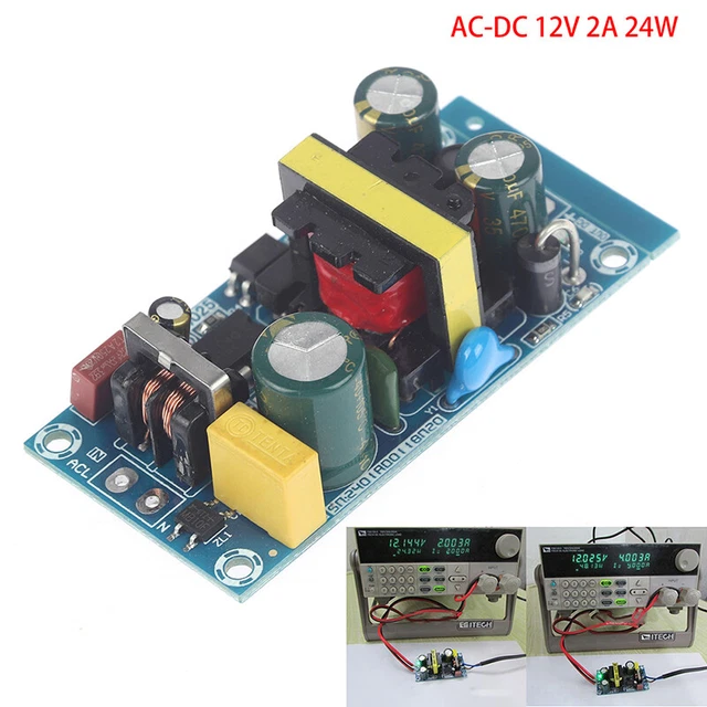 AC-DC 12V2A SWITCHING Power Supply Module Bare Circuit 100-220V to 12V ...