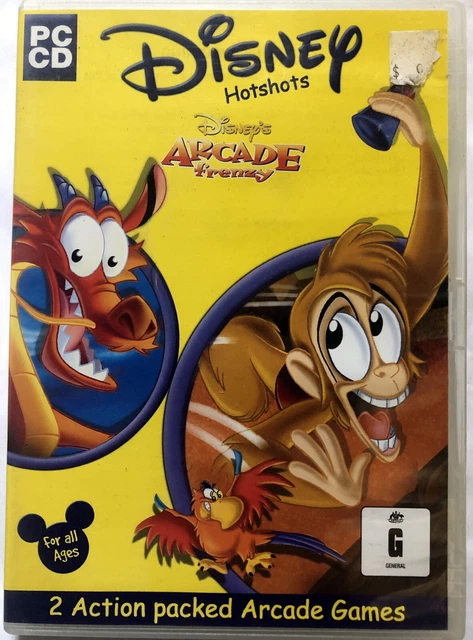 DISNEY HOTSHOTS ARCADE Frenzy: Mushoot & Rooftop Ruckus (Double PC CD ...