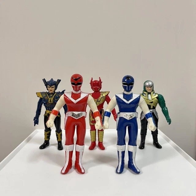 LOT DE 5 figurines Power Rangers Hikari Sentai Maskman & Enemy Soft ...