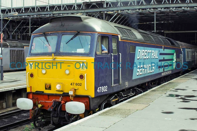 UK RAILWAY PHOTOGRAPH Of Class 47 47802. Rm47 (2274) £1.70 - PicClick UK