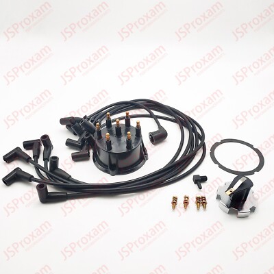 FOR MERCRUISER SPARK Plug Wires Distributor Cap Ignition Rotor 1985-96 ...