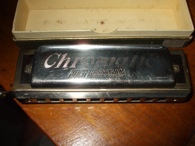 VINTAGE KOCH CHROMATIC Harmonica in Original Box, Made in Germany C ...