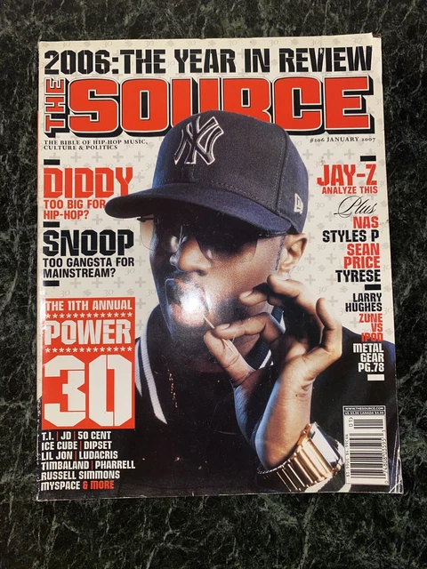 THE SOURCE MAGAZINE Snoop Dogg Pdiddy 2006 Puff Daddy Puffy Brother ...