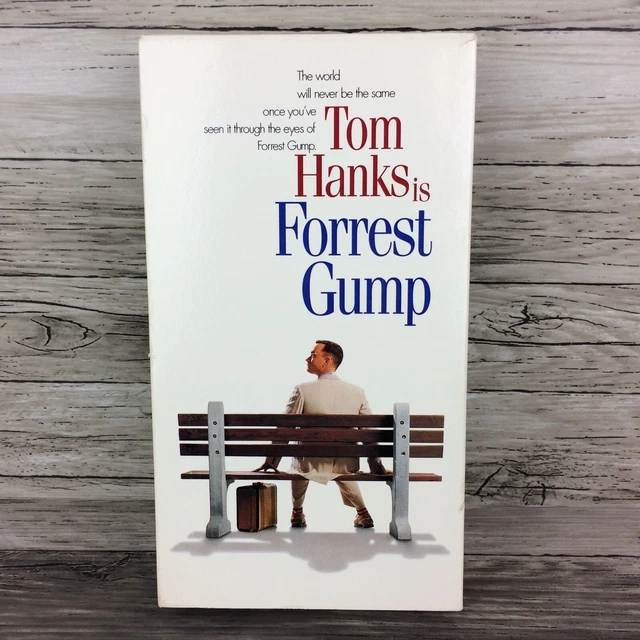 FORREST GUMP VHS Tom Hanks Robin Wright Gary Sinise Mykelti Williamson ...