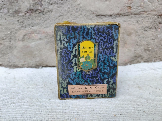 1940S VINTAGE VIOLETTE Parfum Bouteille Vide Carton Boîte CB301 EUR 37 ...