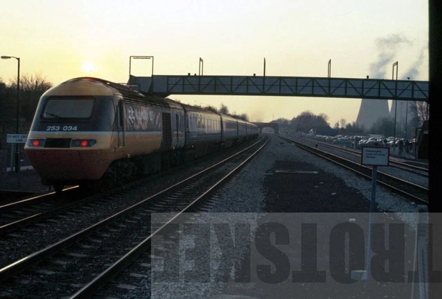 35MM COLOUR SLIDE BR British Railways HST InterCity 125 253034 c1986 ...