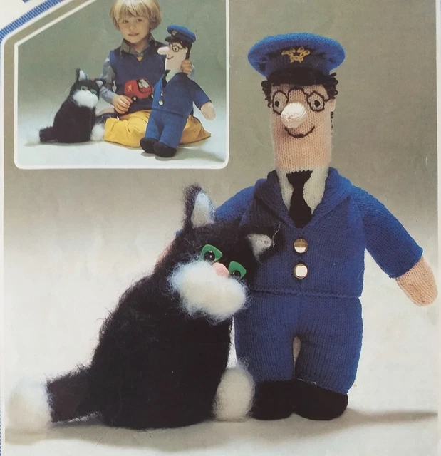 POSTMAN PAT AND Cat Knitting Pattern £3.45 - PicClick UK