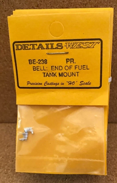 DETAILS WEST BE-238 BELL with END FUEL TANK MOUNT 1 Pr Model Railroad ...