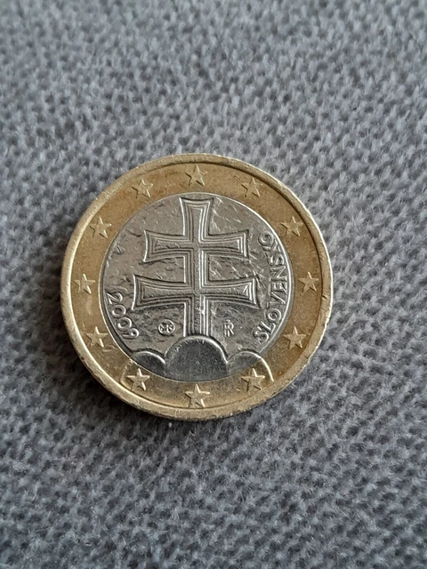 PIÈCE DE 1 euro rare-croix de Lorraine- Slovensko 2009 EUR 300,00 ...