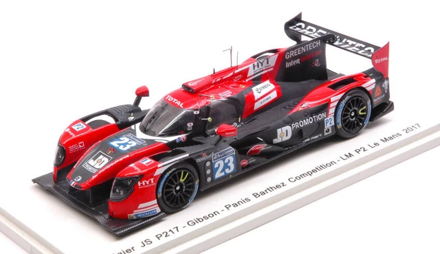 SPARK MODEL LIGIER JS P217 GIBSON N.23 DNF LM 2017 BARTHEZ-BURET ...