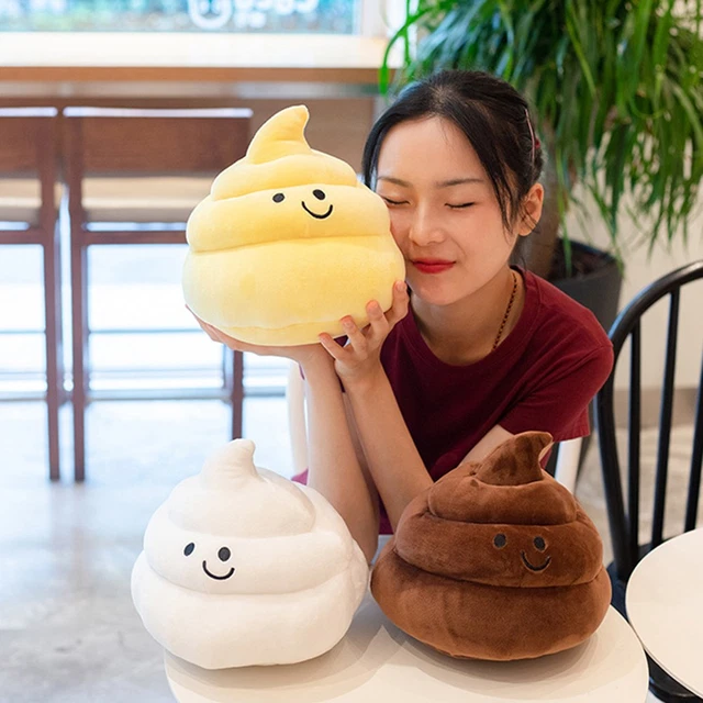 FUNNY POOP PLUSH Toy Cartoon Poop Stuffed Doll Cute Gift for Kids 25cm ...