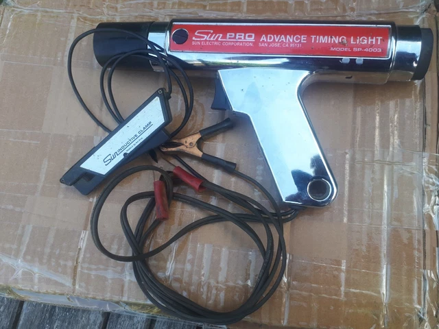 SUN PRO SP4003 Advance vintage timing light £39.99 - PicClick UK